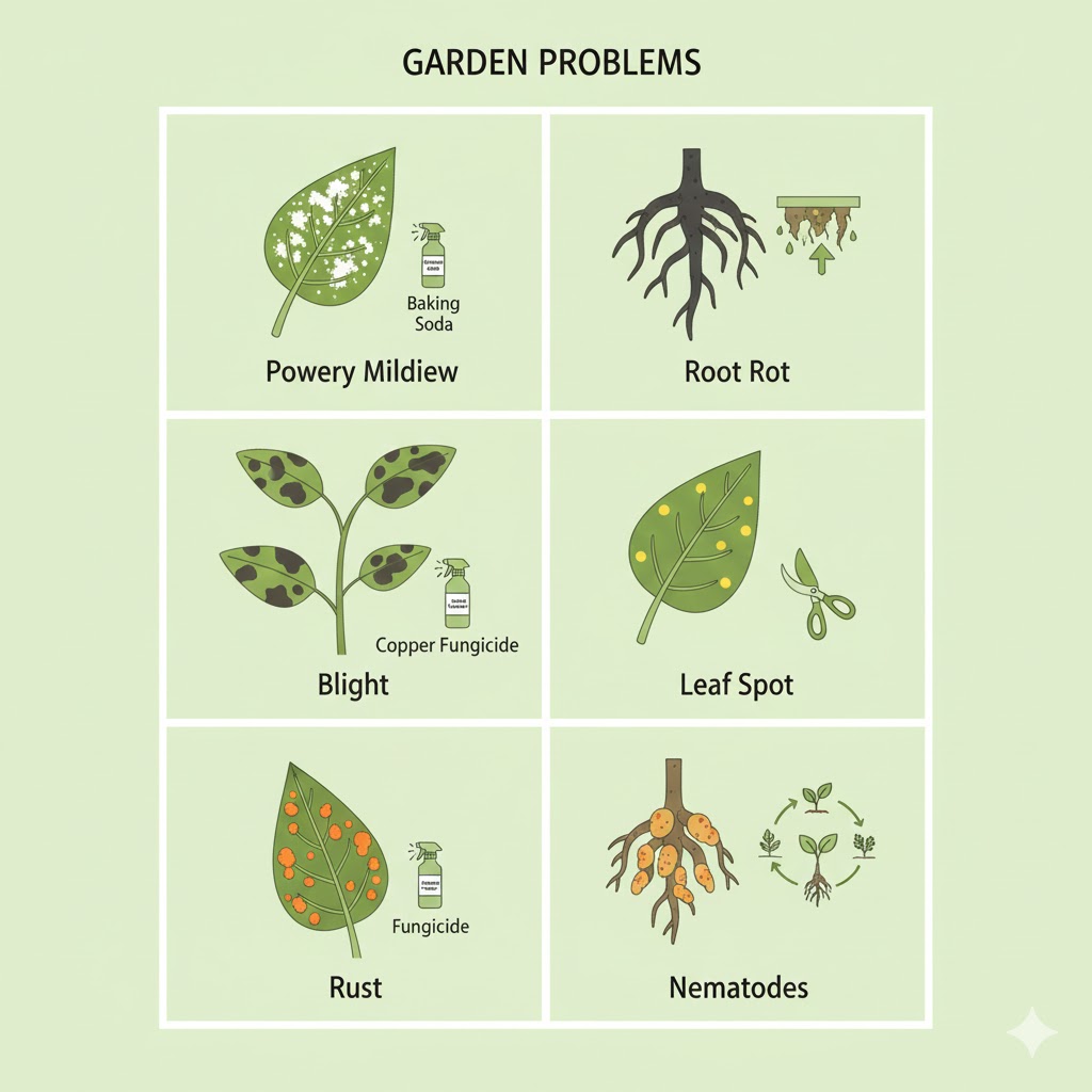 Common Garden Plant Diseases & Effective Natural Remedies - Mahin Agro